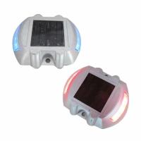 China Solar LED Road Stud Cat Eye Flashing Marker IP68 20Tons Aluminium Alloy for sale