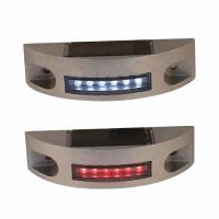 China Halfmoon Shape Solar Powered Marker Lights Solar LED Road Studs Lights for sale