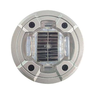 China Solar LED Road Stud 136mm 45T Load Capacity Night Vision Aluminium Road Marker Light for sale