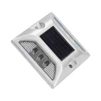 China Aluminum Solar LED Road Stud RSV-A106 6 LED Flashing Light IP68 20T Load Capacity for sale