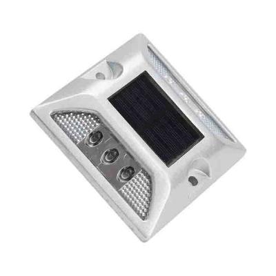 China Aluminum Solar LED Road Stud RSV-A106 6 LED Flashing Light IP68 20T Load Capacity for sale