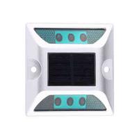 China Aluminum Solar LED Road Stud RSV-A106 6 LED Flashing Light IP68 20T Load Capacity for sale