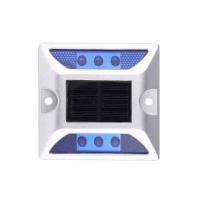 China Solar LED Road Studs 6 LEDs 115x110x23mm Flashing Driveway Marker IP68 for sale