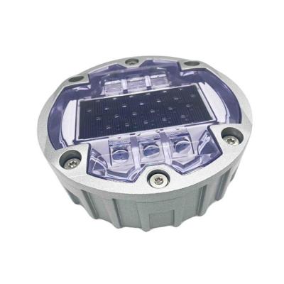 China IP68 Solar Powered LED Road Stud 6 LEDs 143mm for Highway Traffic Safety for sale