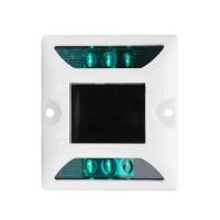 China 40 Ton High Resistance Solar LED Road Studs Aluminum Alloy IP68 125x110x25mm for sale