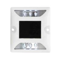 China Solar Powered LED Road Stud Yellow Aluminum 40T Load Capacity IP68 Waterproof 1000m Visibility for sale