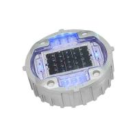 China Big Size Aluminum Solar LED Road Stud Light 120mm 75T Load IP68 for sale