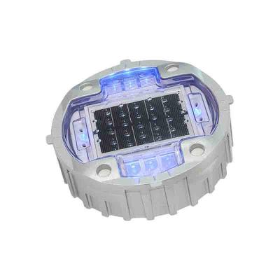 China Big Size Aluminum Solar LED Road Stud Light 120mm 75T Load IP68 for sale