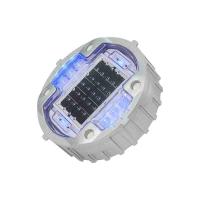 China Big Size Aluminum Solar LED Road Stud Light 120mm 75T Load IP68 for sale