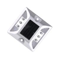 China IP68 Aluminium Solar LED Road Studs Green Color 115x110x23mm Motorway Cat Eyes for sale