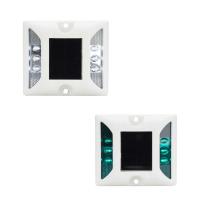 China IP68 Solar LED Road Studs 125x110x25mm Aluminum Reflective Cat Eyes Light for sale