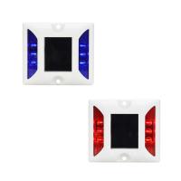 China IP68 Solar LED Road Studs 125x110x25mm Aluminum Reflective Cat Eyes Light for sale