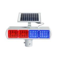 China Solar Traffic Warning Flashing Lights 6W 18V IP55 for Road Safety for sale