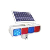 China Solar Traffic Blinker IP55 Aluminum Rustproof Solar Traffic Warning Lights for sale