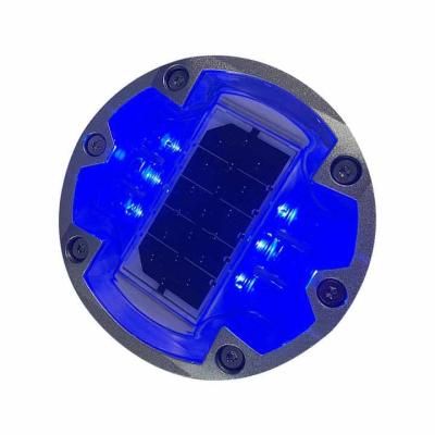 China IL300 Heavy Duty Solar LED Road Studs 75T Load Capacity IP68 Waterproof Round Flashing Markers for sale