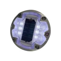 China IL300 Heavy Duty Solar LED Road Studs 75T Load Capacity IP68 Waterproof Round Flashing Markers for sale