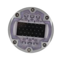 China Solar LED Road Stud IP68 75T Load Capacity Blinking Pavement Light 143mm for sale