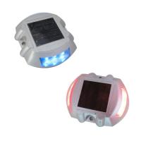 China Aluminium Solar LED Road Studs IP68 Waterproof 20T Load Capacity 1000m Visual Distance for sale