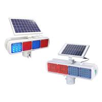 China Waterproof Solar Traffic Lights Led Burst Flash Traffic Warning Light for sale
