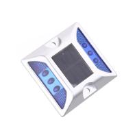 China Solar LED Road Studs IP68 6 LED Epistar 115x110x23mm Aluminum Casting for sale