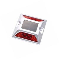 China IP68 Solar LED Road Stud 115x110x23mm 6 LED Highway Cat Eye Road Stud for Airport Dock for sale