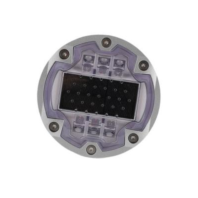 China Solar LED Road Studs Aluminum IP68 Waterproof 57T Load Capacity Driveway Pavement Marker for sale