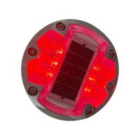 China Aluminum Solar LED Road Stud IP68 Waterproof 57T Load Capacity 1000m Visibility for sale