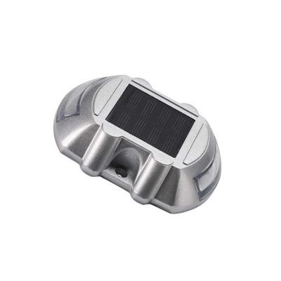 China Solar LED Road Stud Light RSV-C101 Aluminum IP68 Flashing 6 LED 110x95x23mm for sale