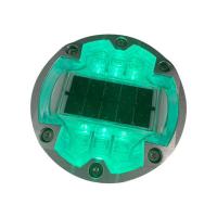 China IL300 Solar Road Stud 57Tons IP68 Aluminum Embedded Road Reflector Light 143mm for sale