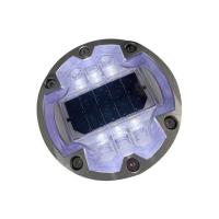 China Solar Cat Eye Road Stud Aluminium IP68 LED Pavement Marker Light 143mm 57T Load for sale