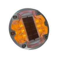 China Solar Cat Eye Road Stud Aluminium IP68 LED Pavement Marker Light 143mm 57T Load for sale