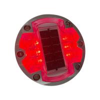 China Aluminum Cast Double Sided Solar LED Road Stud IP68 57T Load 100H Working Time for sale