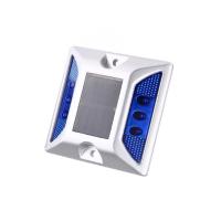 China IP68 Aluminum Solar Road Stud Cat Eye Raised Pavement Marker 115mm 20T Load Capacity for sale