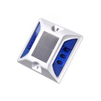 China Solar LED Road Stud RSV-A106 6 LED Epistar IP68 Waterproof 20T Load Capacity for sale