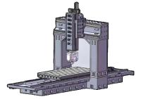 China High Precision Gantry Type Tilting Head 5 Axis CNC Machining Center for Large Complex Parts Processing for sale