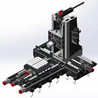 China High-Precision High-Rigidity Horizontal Machining Center for sale