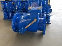 China Robust Structure Check Valve With Counterweight Safety Operation for sale