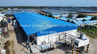 China Custom Steel Structure Warehouse Q235 Q355B H Beam 50 Year Warranty for sale