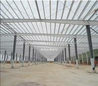 China Large Prefab Steel Frames Storage Bldg Metal Structure Warehouse Prefabricated Workshop for sale
