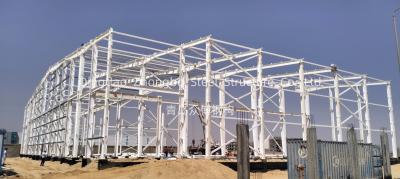 China Prefabricated Light Steel Structure Warehouse Strong Cross Section Steel Columns for sale