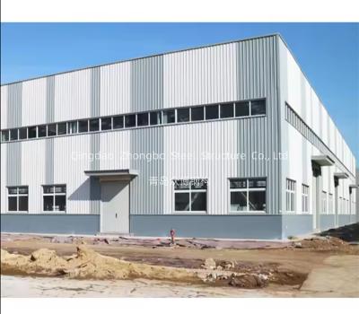 China Prefabricated Steel Structure Warehouse Factory Building H Beam 50 Year Lifespan for sale