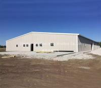 China Prefabricated Steel Structure Warehouse H Section Frame 30m Span Custom Design for sale