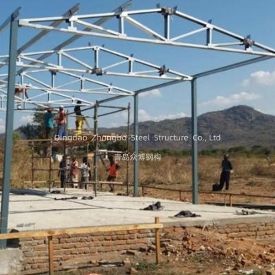 China Durable Steel Structure Workshop Building Q355B H Beam 20 Ton Crane Capacity for sale