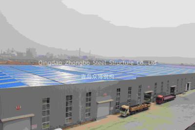 China Pre Engineered Steel Structure Building 30m Span Custom Design Factory Warehouse for sale