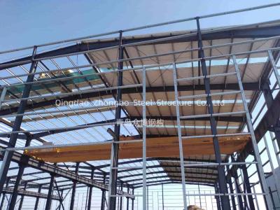 China Q355 Q235B Prefabricated Steel Structure Building with 50-150mm EPS Foam Sandwich Panel Insulation for sale