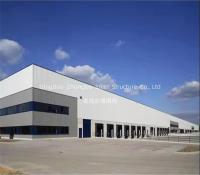 China Light Weight Steel Beam Warehouse Q235 Q355B H Section Steel 60m Clear Span for sale