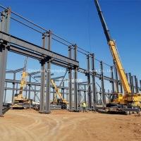 China Steel Structure Building Construction Light Steel Prefab House H Beam Q355B C Z Purlin for sale