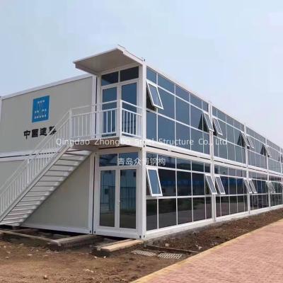 China Modular Prefab Container House Q235 Galvanized Steel 3m x 5.95m x 2.8m EPS Panel for sale