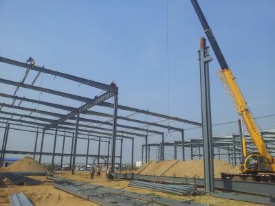 China Fire Resistant Steel Factory Building Industrial Grade Metal Structure Q355B 20 Ton Crane for sale
