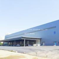 China Comprehensive Steel Structure Workshop 1.0mm-2.0mm Thickness Transparent FRP Sheet for sale